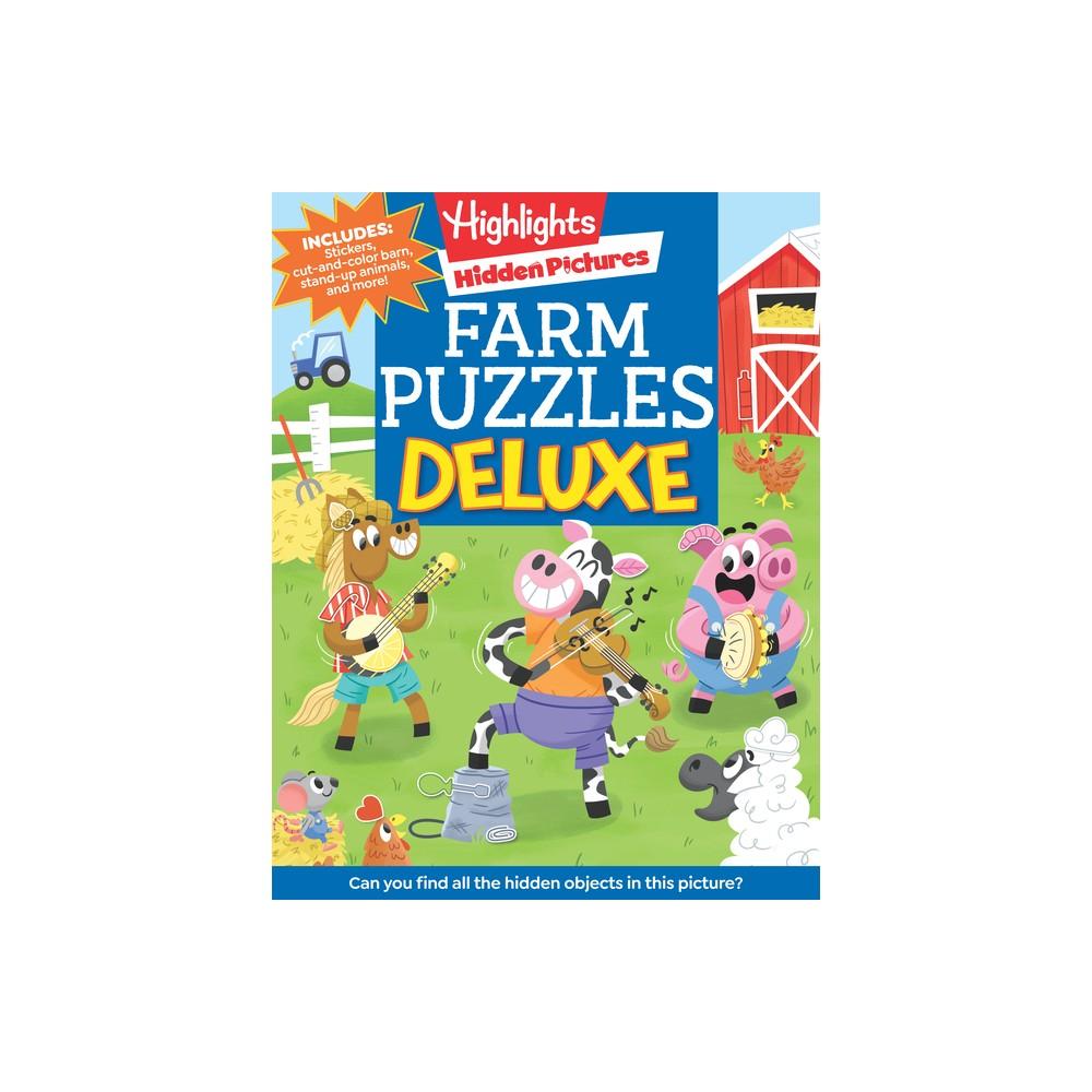 Farm Puzzles Deluxe - (Highlights Hidden Pictures) | PLUMFIELD BOOKS
